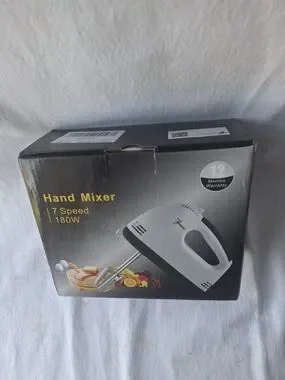 Kitchen | Hand Mixer 7speed 18w In White And Black | Poshmark